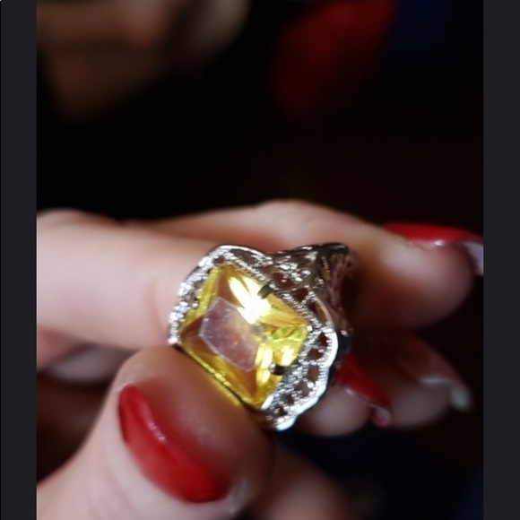 AgsBtq | Jewelry | 29ct Citrine 925 Sterling Silver | Poshmark